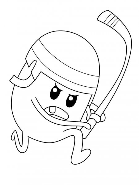 Dumb Ways To Die coloring page - Free printable