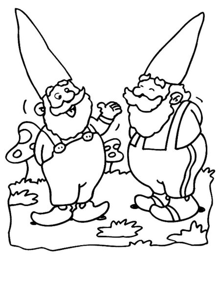 Dwarf coloring pages