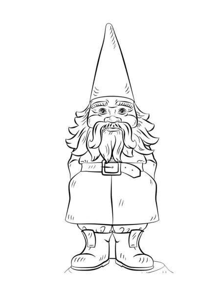Dwarf coloring pages