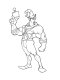 Earthworm Jim coloring page - Free printable