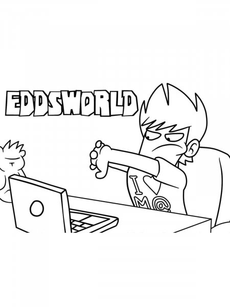 Eddsworld coloring pages