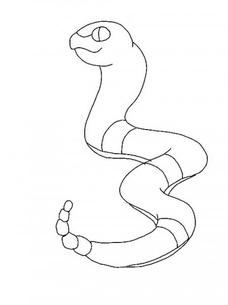 Pokemon Ekans coloring pages - Free Printable