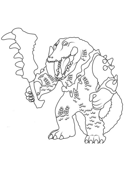 Eldrador coloring pages