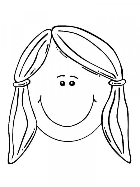 Face coloring pages