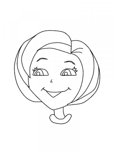 Face coloring pages