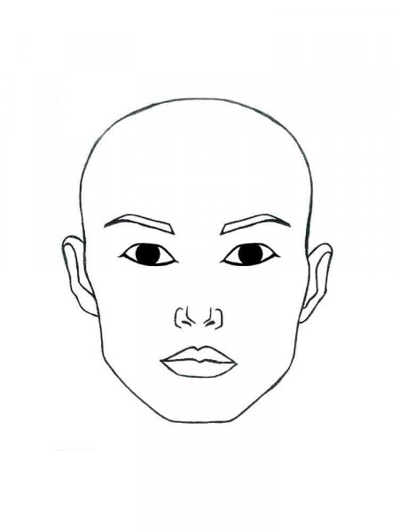 Face coloring pages