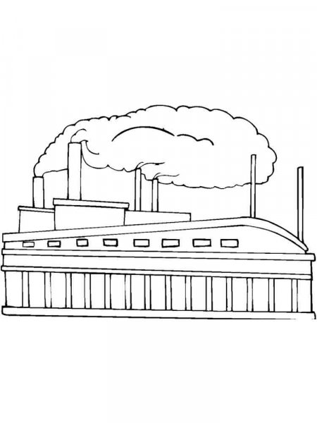 Factory coloring pages