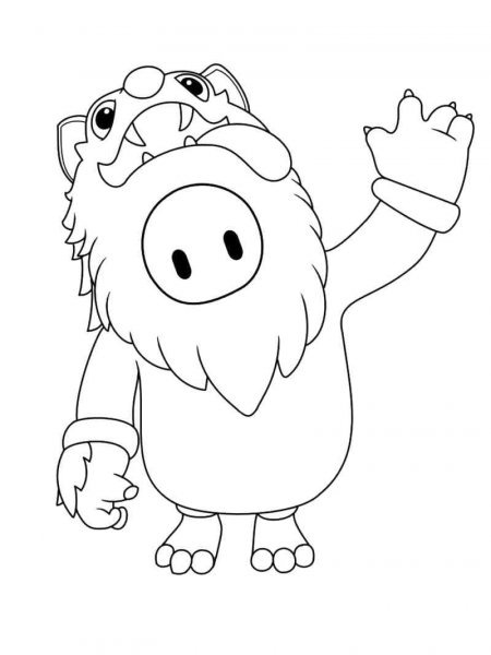 Fall Guys coloring pages
