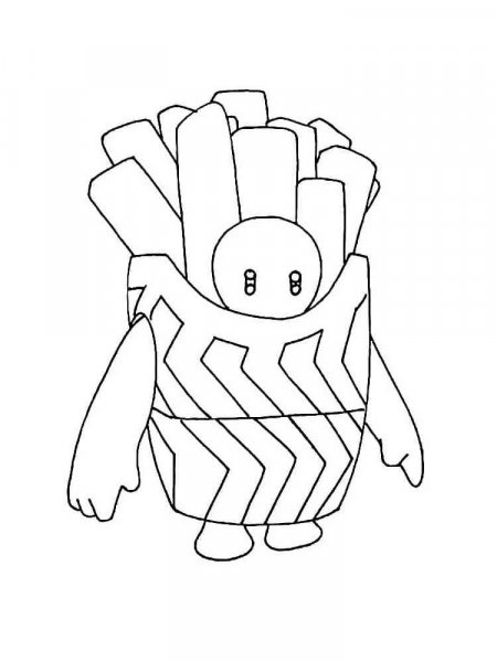 Fall Guys coloring pages
