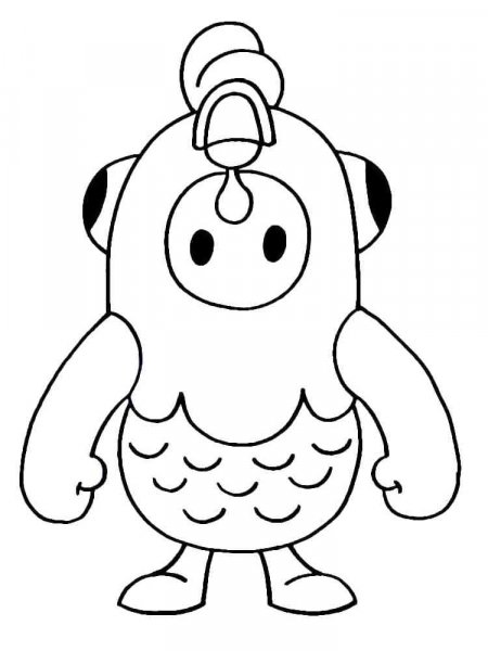 Fall Guys coloring pages