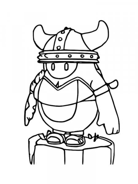 Fall Guys coloring pages