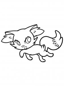 Fennekin Pokemon coloring pages - Free Printable