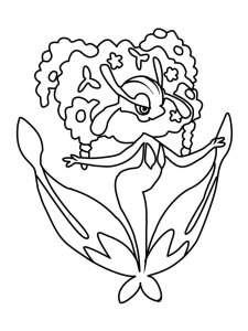 Florges Pokemon coloring pages - Free Printable