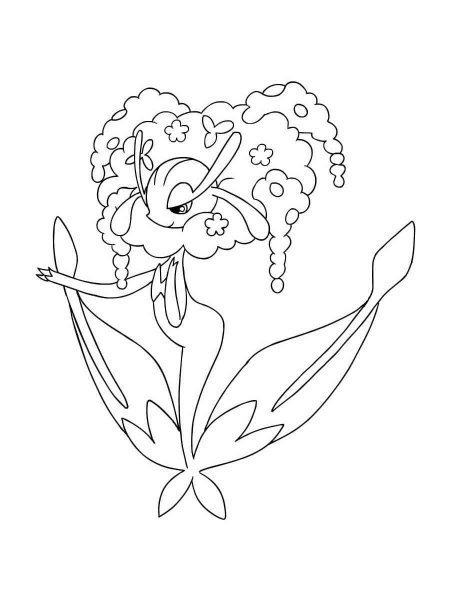 Florges Pokemon coloring pages - Free Printable