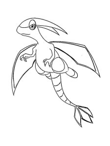 Flygon Pokemon coloring pages - Free Printable