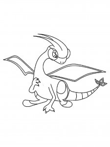 Flygon Pokemon coloring pages - Free Printable