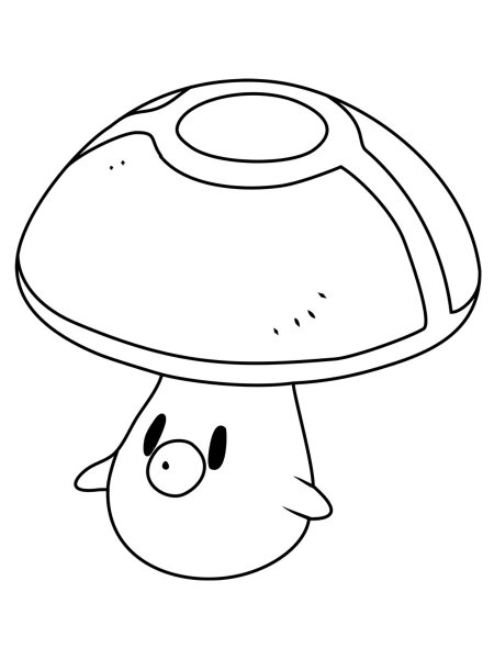 Foongus Pokemon coloring pages - Free Printable