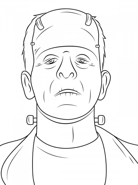 Frankenstein coloring pages