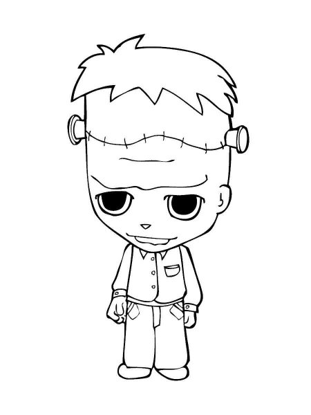 Frankenstein coloring pages