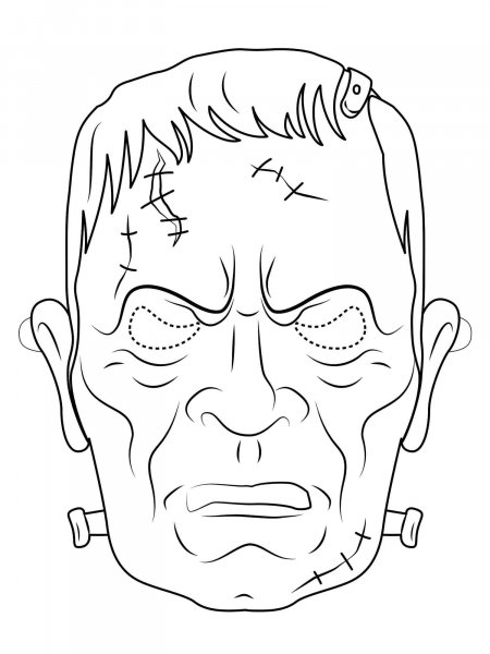 Frankenstein coloring pages