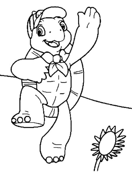 Franklin Turtle coloring pages