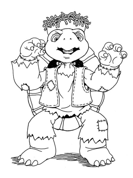 Franklin Turtle coloring pages