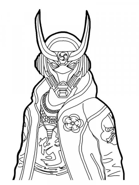 Free Fire coloring pages