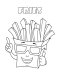 French Fries coloring pages