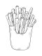 French Fries coloring pages