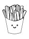 French Fries coloring pages