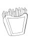 French Fries coloring pages