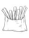 French Fries coloring pages