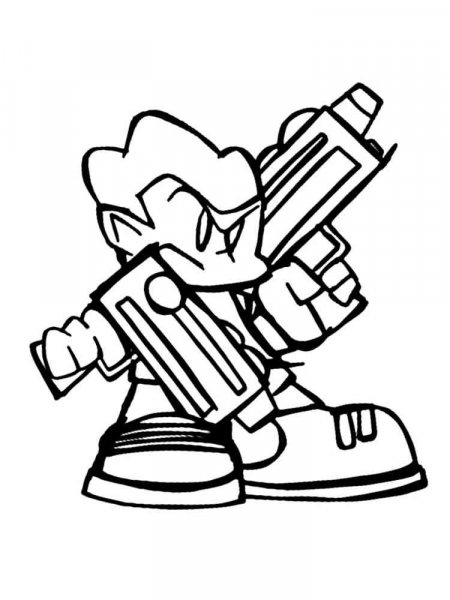 Friday Night Funkin coloring pages