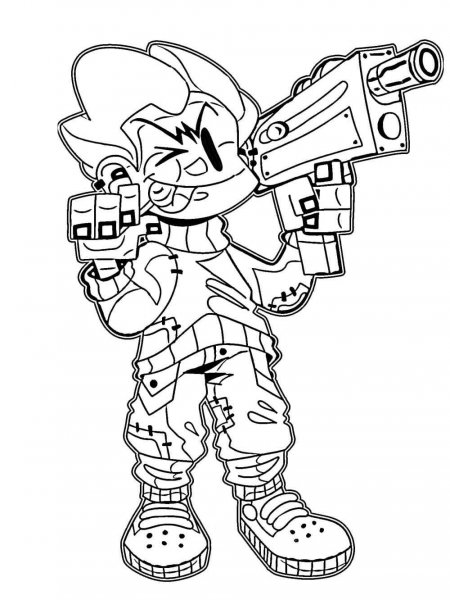 Friday Night Funkin coloring pages