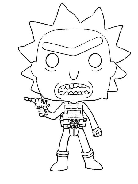 Funko coloring pages