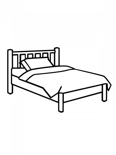 Furniture coloring pages