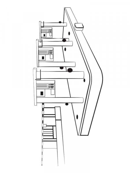 Gas Station coloring pages