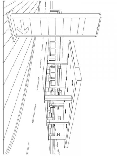 Gas Station coloring pages