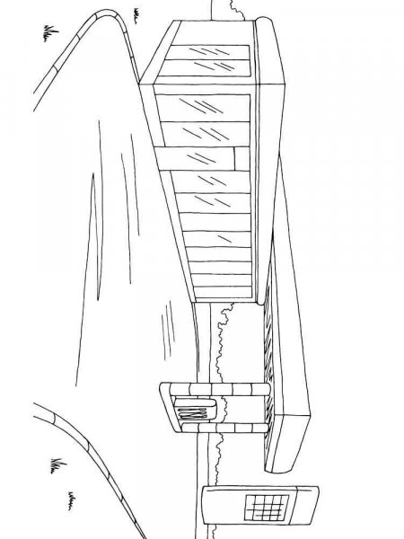 Gas Station coloring pages