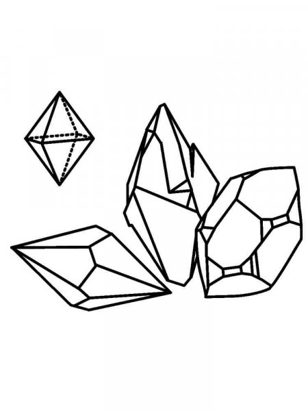 Gemstones coloring pages