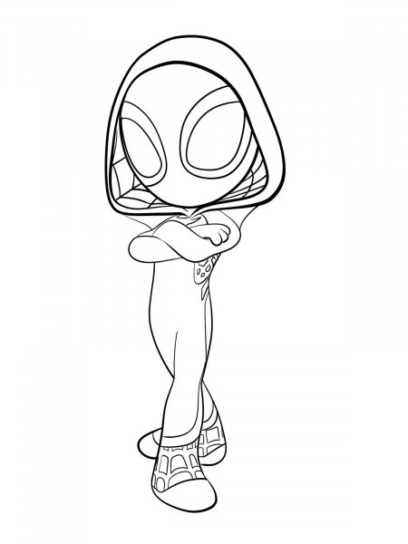 Ghost Spider coloring pages