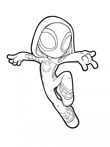 Ghost Spider coloring pages