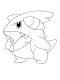 Gible Pokemon coloring pages - Free Printable