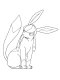 Pokemon Glaceon coloring pages - Free Printable