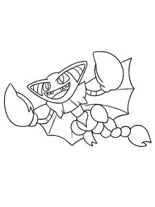 Gliscor Pokemon coloring pages - Free Printable