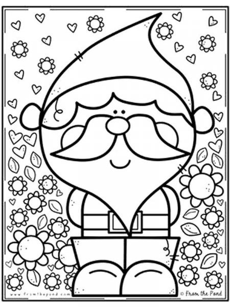Gnomes coloring pages