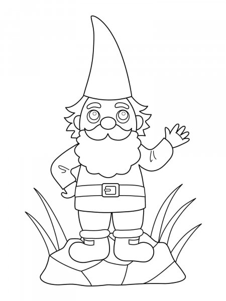 Gnomes coloring pages