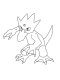 Golduck Pokemon coloring pages - Free Printable