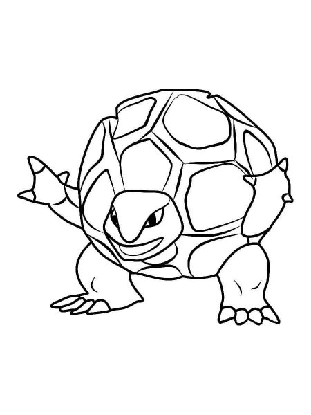 Golem Pokemon coloring pages - Free Printable