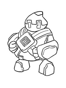 Golett Pokemon coloring pages - Free Printable